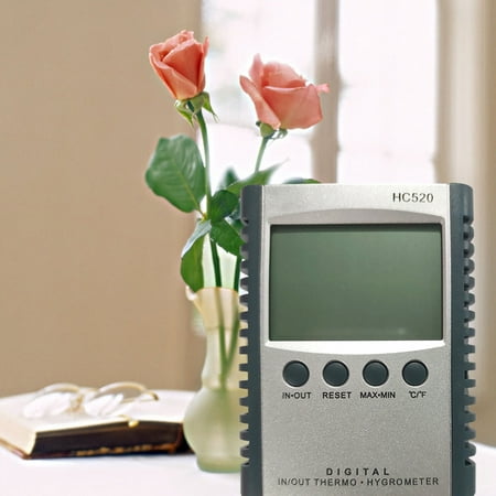 HC520 Digital In/Out Thermometer Hygrometer Temperature Thermometer ...