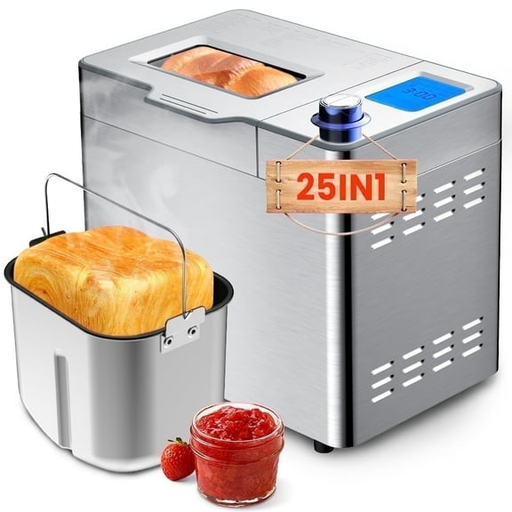 Free Shipping! Neretva Bread Maker, 20-in-1 Automatic Bread Machine ...