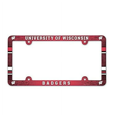 Wisconsin Badgers #1 Fan Metal License Plate - Walmart.com