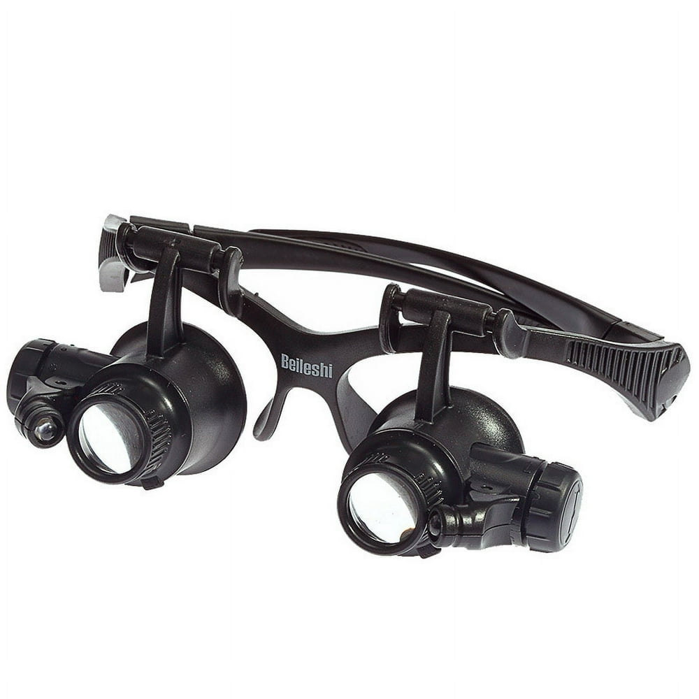 Click here for Mesase Lighted Head Magnifier Glasses With 8 Pairs... prices
