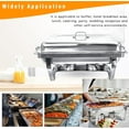 Jacgood Chafing Dish Buffet Set, 2-Pack 8QT Stainless Steel Food Warmer ...