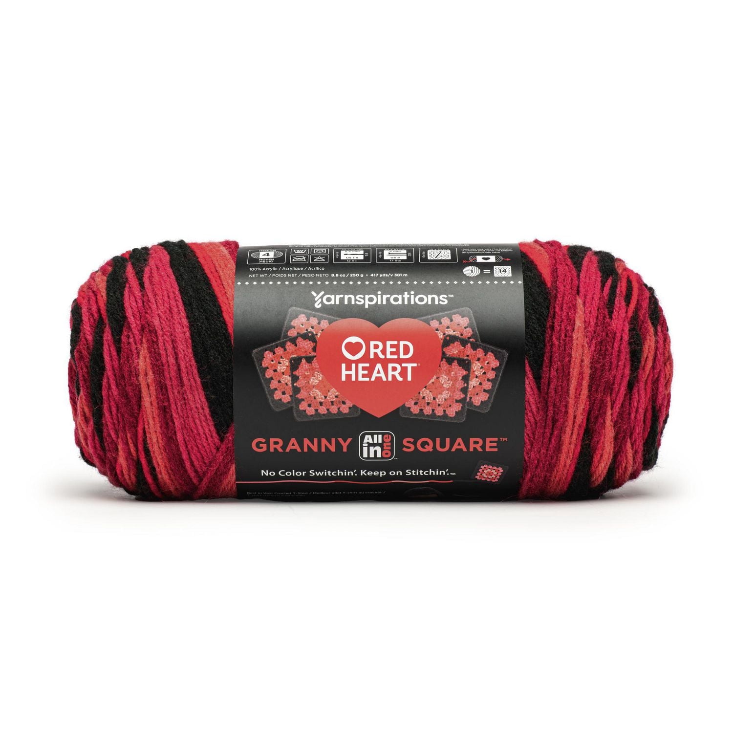 Click here for Red Heart All In One Granny Square #4 Worsted (Med... prices