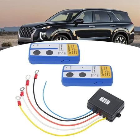 Aramox 75ft Winch Remote Control Kit Battery Powered Built In Antenna ...