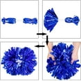 XXMU 2 Pack Cheerleader Pom Poms Sports Dance Cheer Plastic Pom Poms ...