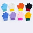 Baby Winter Gloves Thick Warm Knitted Mittens Elastic Fit Breathable ...