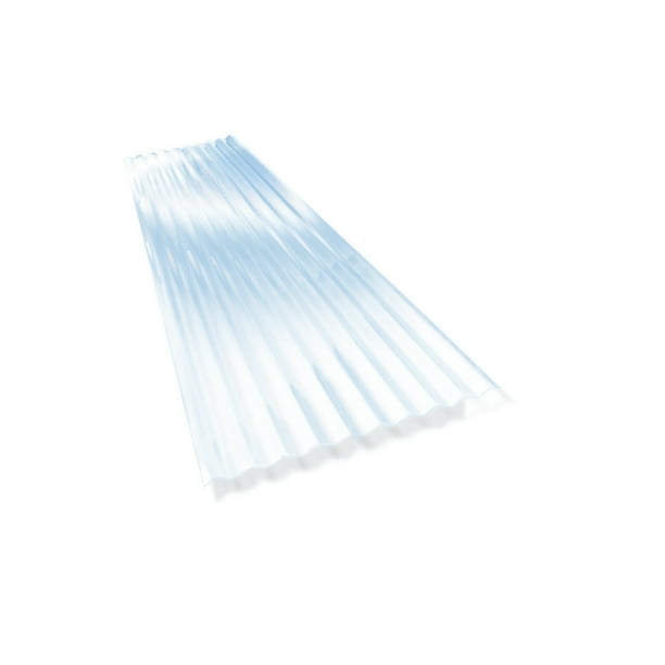 PALRUF 26 in. x 6 ft. Clear PVC Panel - Walmart.com