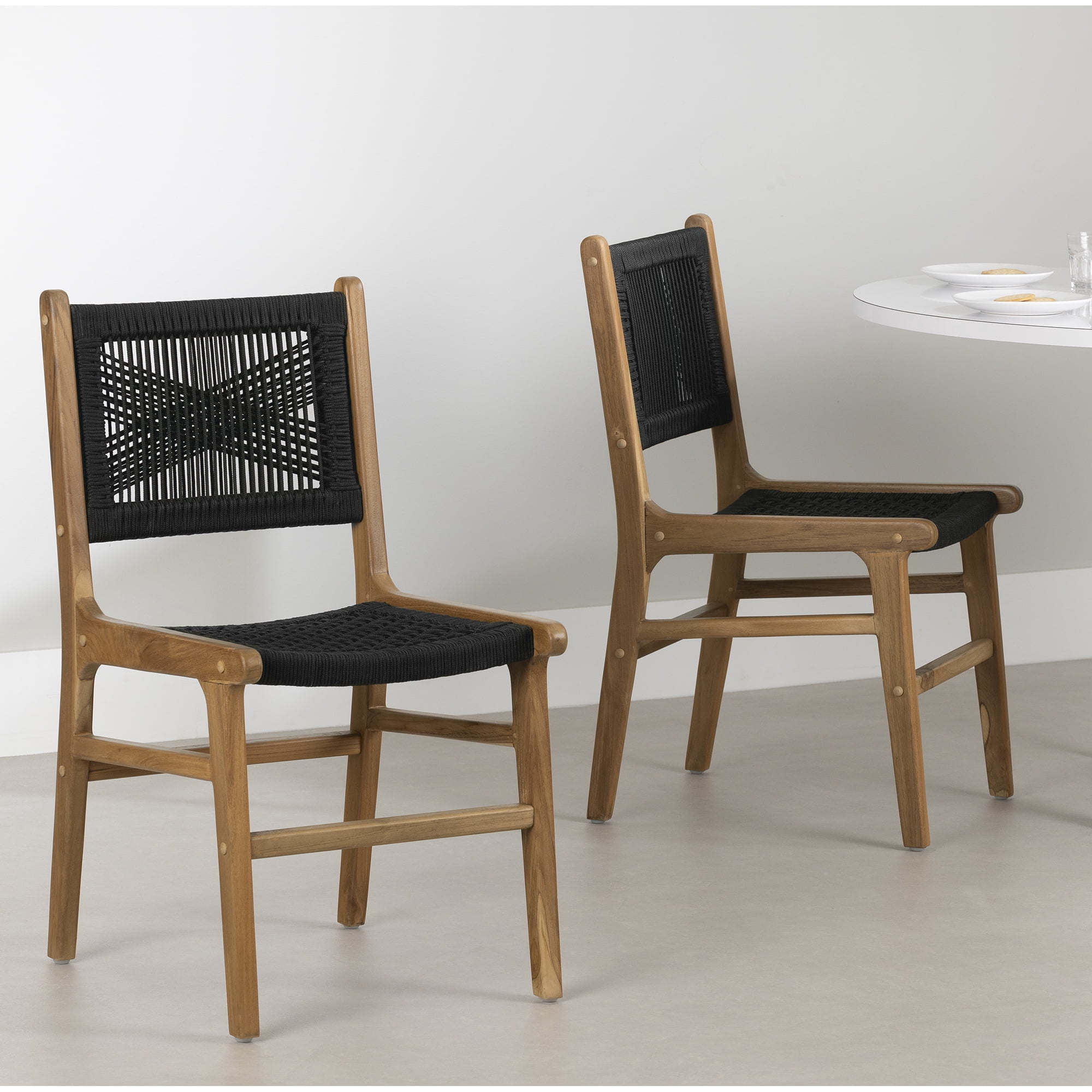 Click here for South Shore Balka Woven Rope And Teak Dining Chair... prices