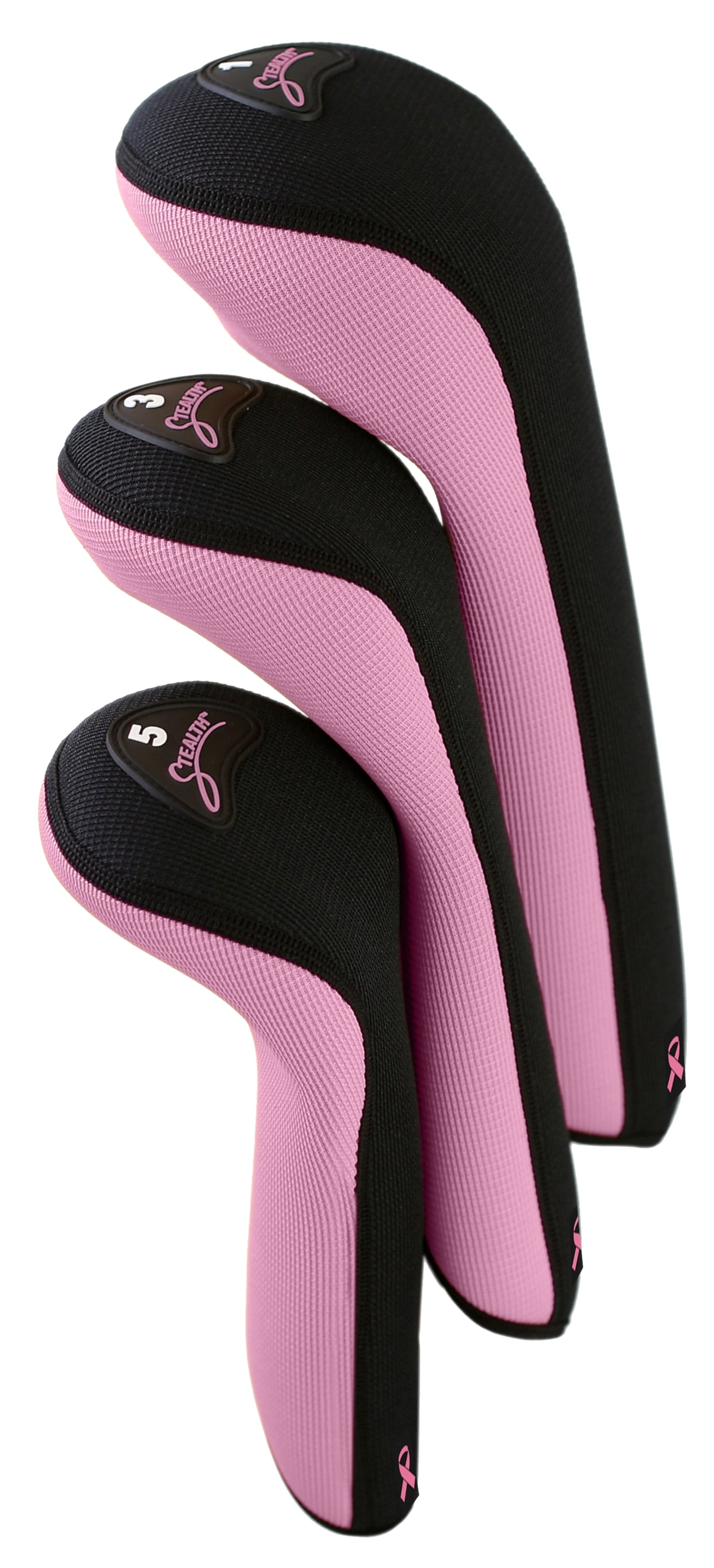 Stealth Set of 3 Headcovers 1-3-5 Pink - Walmart.com