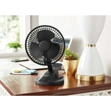 Mainstays 6" Desktop/Clip AC Electric Household Personal Fan With 2 ...