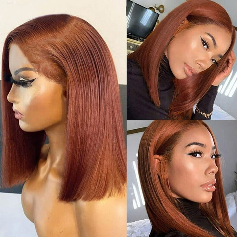 Straight Red Hair With Bangs