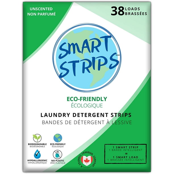 Smart Strips™ - Laundry Detergent Strips (38 Loads) - (UNSCENTED ...