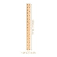 CCOCC Straight Ruler 25Pcs 12 Inches Wooden Ruler Training Aid ...