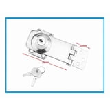 Marine Stainless Steel Pull Hatch Latch- Flush Lever Compression ...