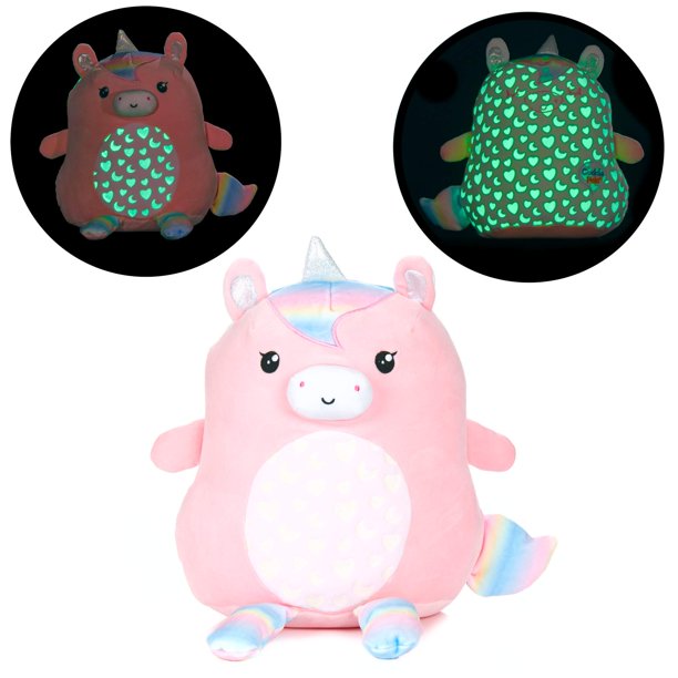 Cuddle Pal - Cuddle Pal Glow in The Dark Reversible Plush Toy ...