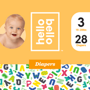 Hello Bello Diapers - Sleepy Sloths - Size 3 (28ct) - Walmart.com