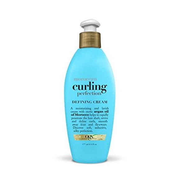OGX 2 Pack - Moroccan Argan Oil Curling Perfection Defining Cream 6 oz ...