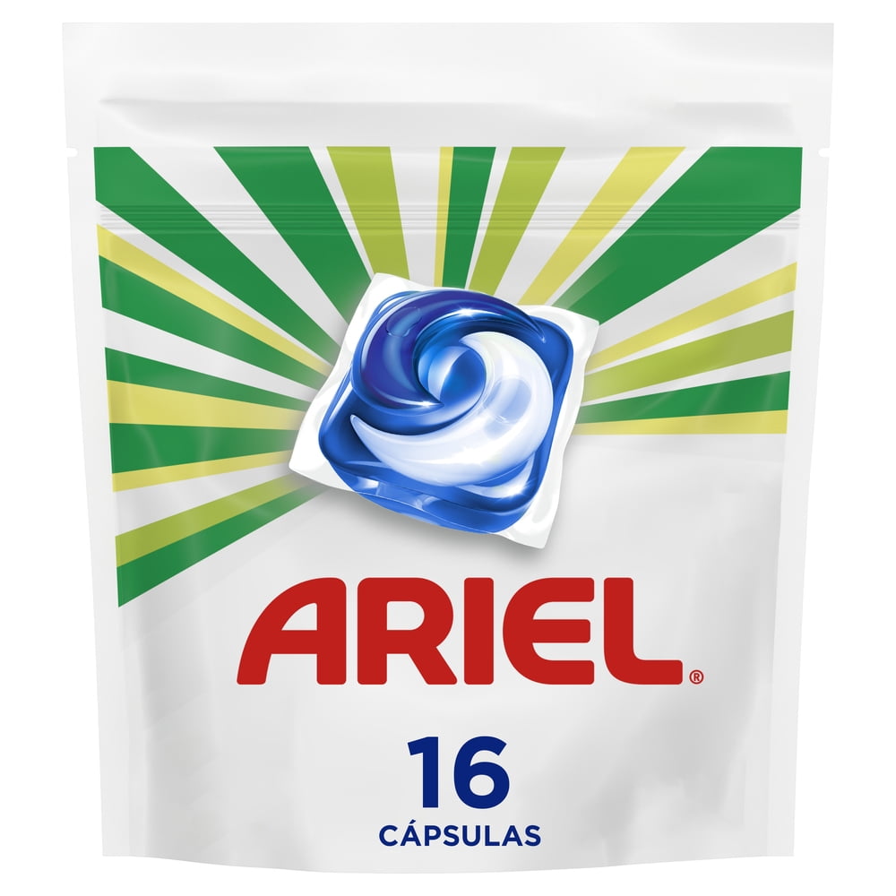 Detergente en cápsulas Ariel Pods poder 3 en 1 quitamanchas, para todo ...