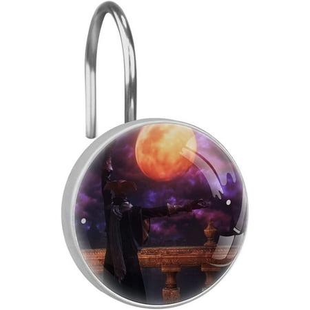 yayagoli Bloodborne emotes Make Contact Shower Curtain Hooks Set of 12 ...