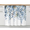 Blue Tulip Eucalyptus Leaf Cabinet Curtains 11" W x 13" L Floral ...