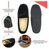 Alpine Swiss Sabine Womens Suede Shearling Moccasin Slippers, House ...