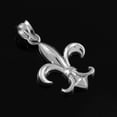 Religious Jewelry by FDJ Sterling Silver Fleur-de-Lis Charm Pendant ...