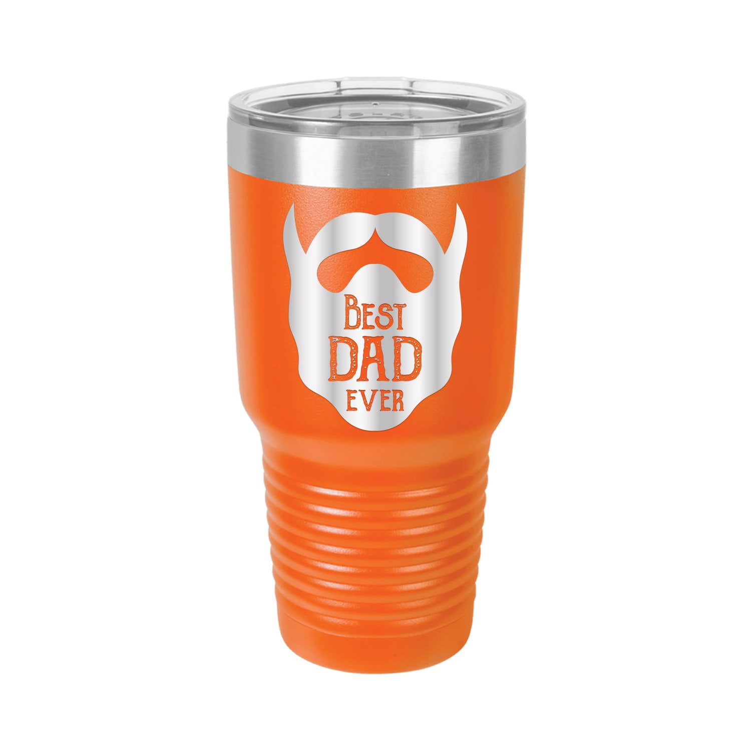 Best Dad Ever Beard - Engraved 30 oz Tumbler Mug Cup Unique Funny ...