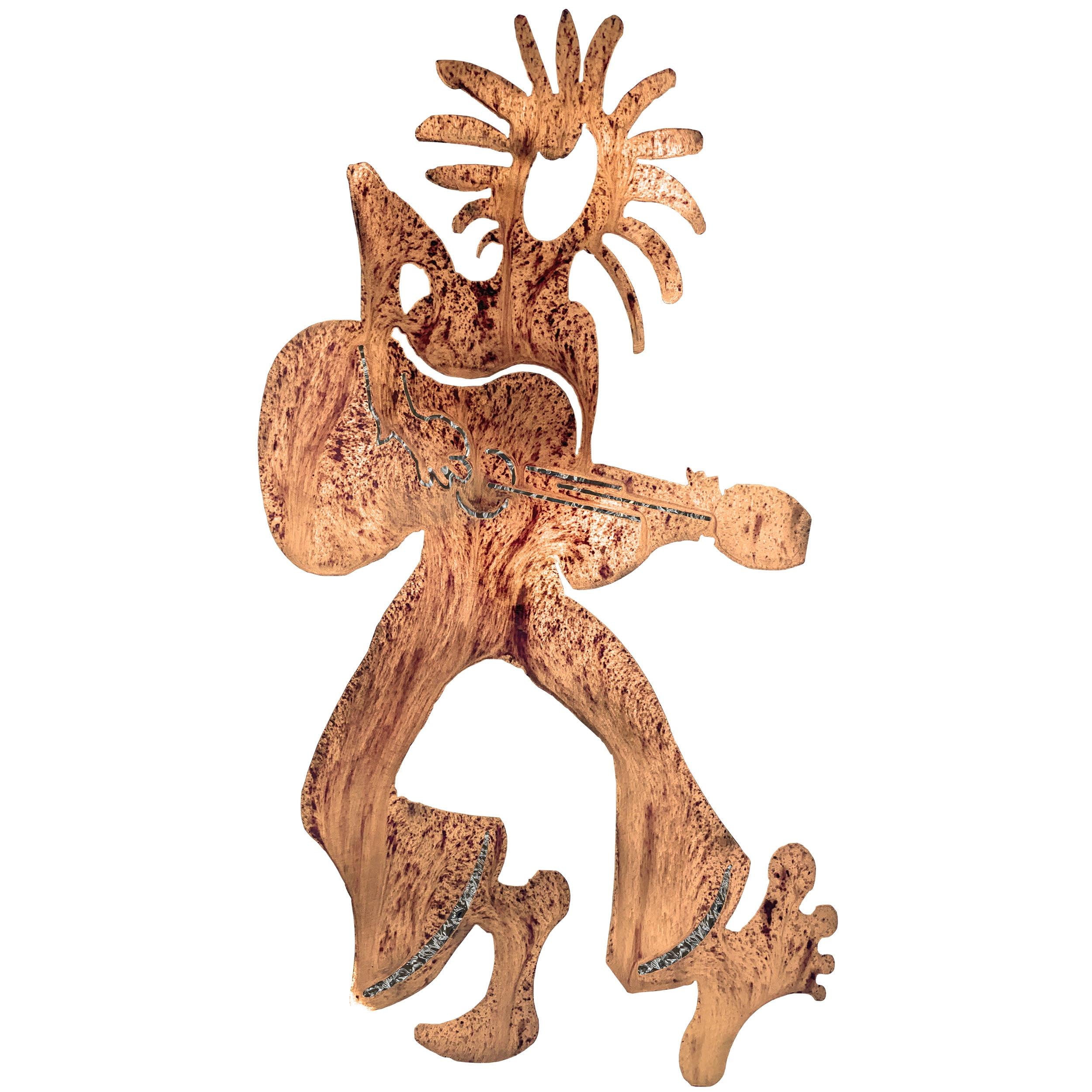Meyerdirk Art Desert Dancer Willie Metal Decor, Large - Silver ...
