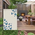 Blue Butterfly Garden Flag 12 x 18 Inches, Retro Farmhouse Vintage ...