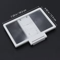 Alasum Universal Phone Screen Magnifier in White with 3 Times Zoom for ...