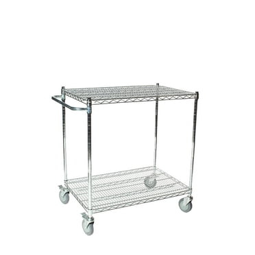18" Deep x 42" Wide x 39" High 2 Tier Heavy Duty Solid Galvanized ...