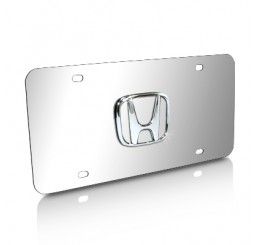 Honda Logo License Plate (Chrome) - Walmart.com