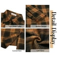 Fantaslook Plaid Flannel Shirts for Women Oversized Long Sleeve Button ...