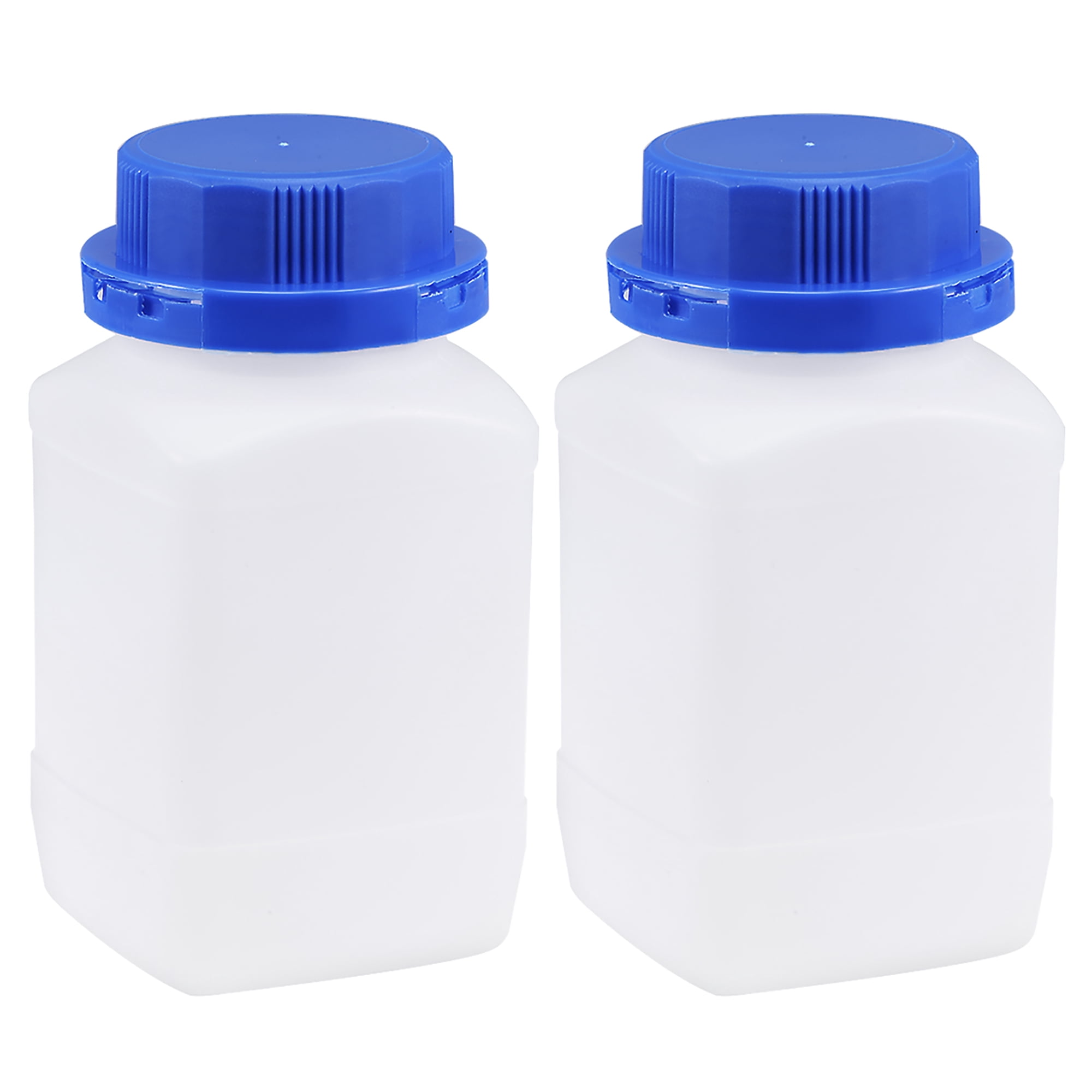 Uxcell 500ml/16.9oz Plastic Wide Mouth Lab Reagent Bottle Translucent 2 ...