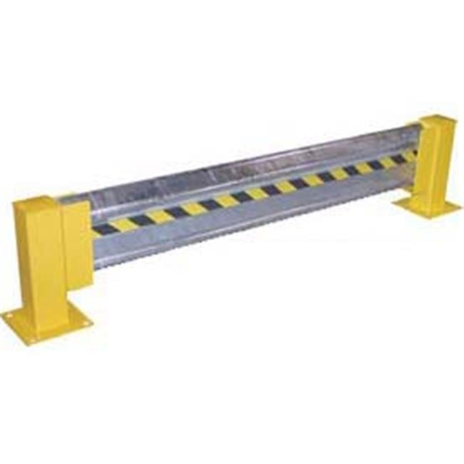 Vestil Manufacturing GR-D-4 4 ft. Galvanized Drop in Guard Rail with 2 ...