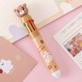 Ballpoint Pen 10 Colors 5ml Quick Dry Smooth Writing Bulk Stationery ...
