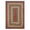 Homespice - Pumpkin Pie Multicolor Braided Rug Country Style, a ...