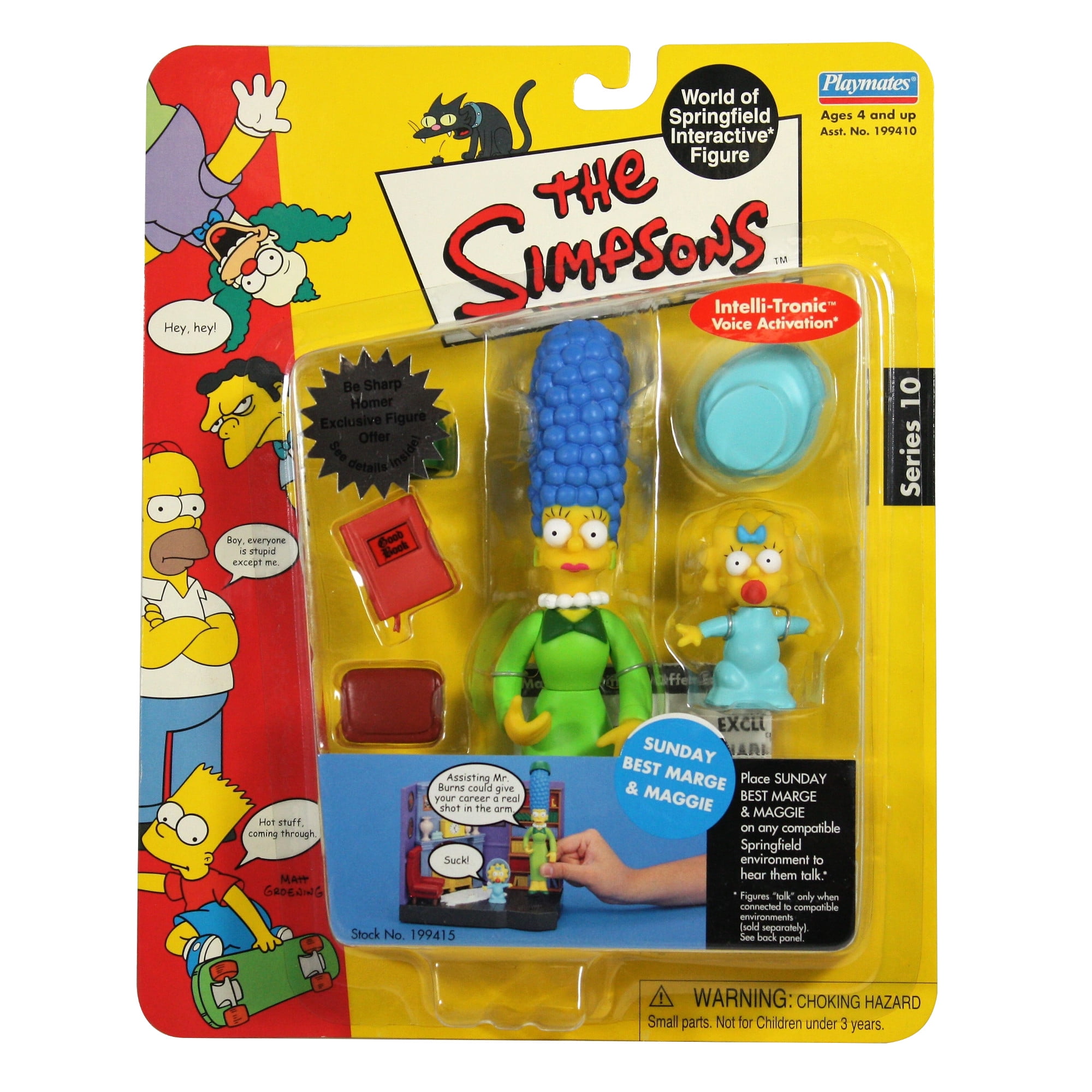 The Simpsons Series 10 World of Springfield Sunday Best Marge & Maggie ...