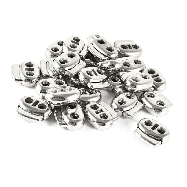 Uxcell Ropa 5.2mm Diámetro Doble Agujero Ovalado Bloqueos de Resorte ...