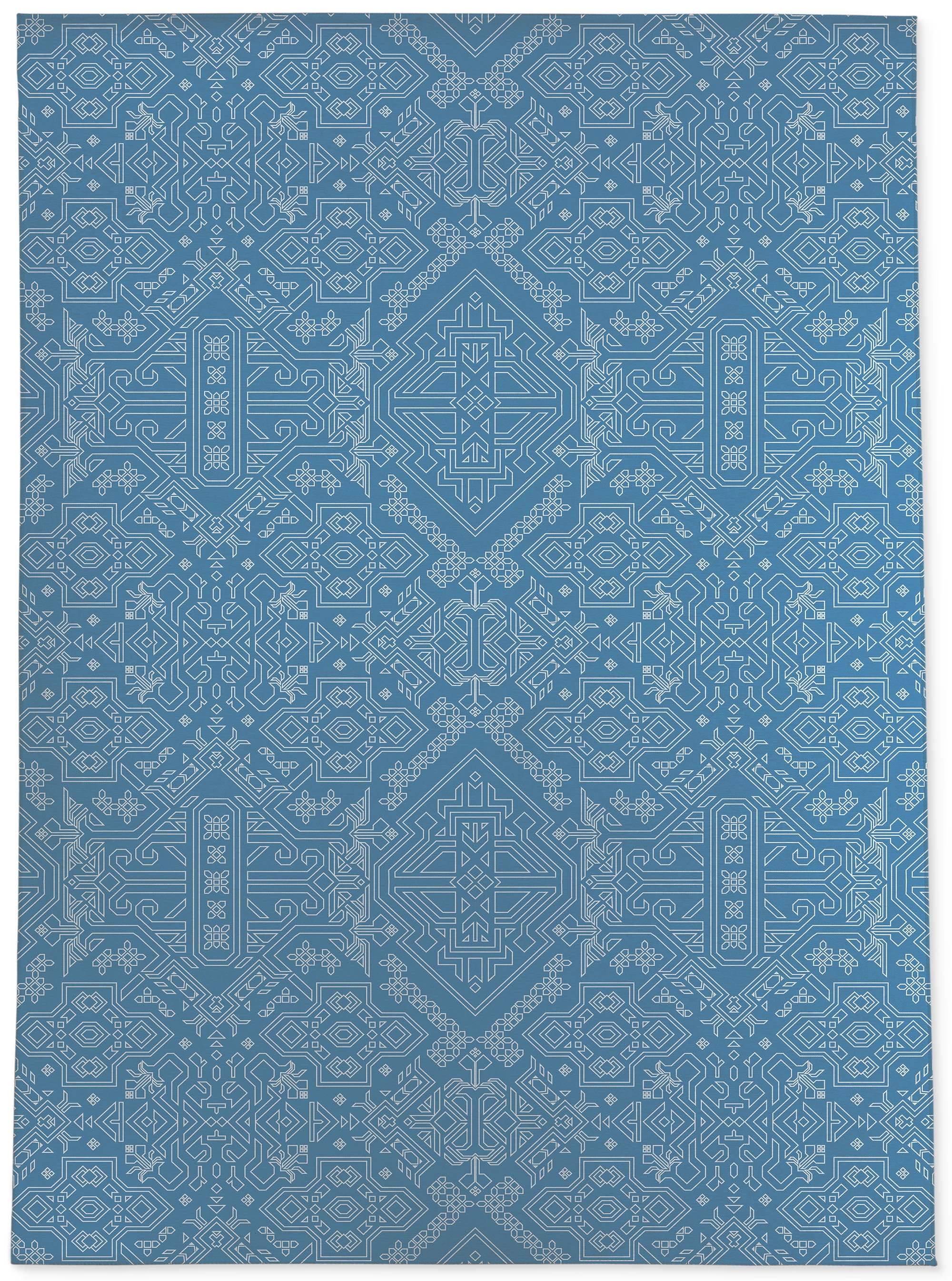 MAMLUK BLUE Outdoor Rug By Kavka Designs - Walmart.com