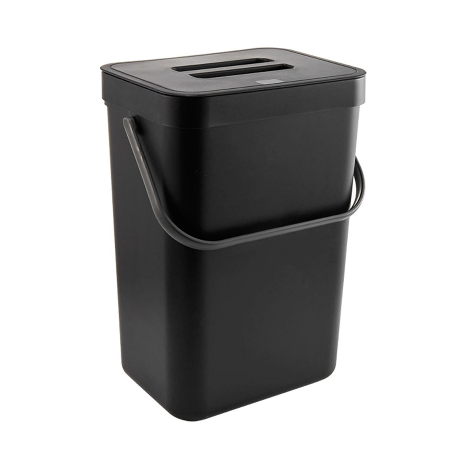 Wall Mounted Hanging Trash Bin 7L/12L Capacity with Lid Garbage Storage ...