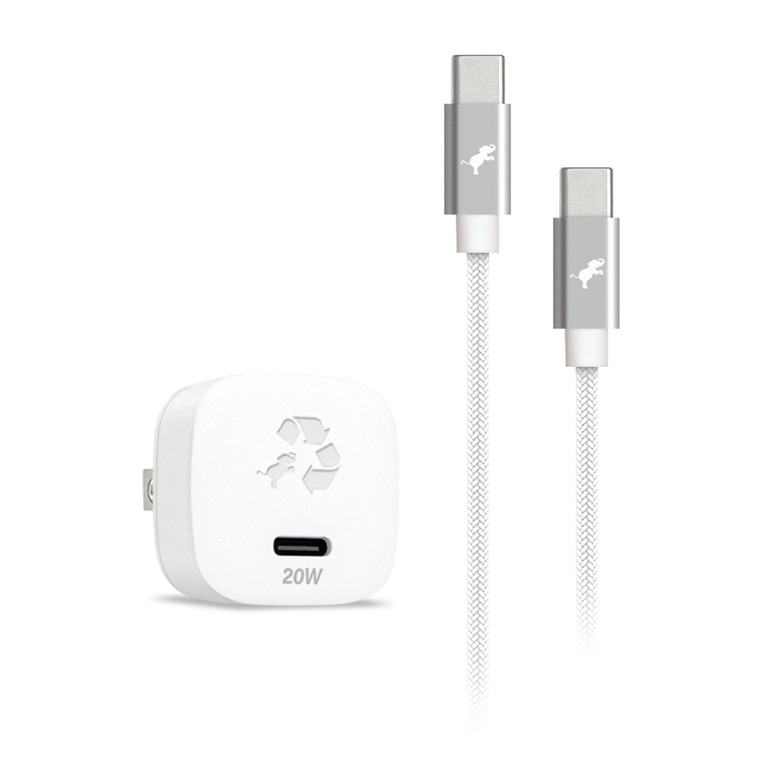 Click here for Nimble 20w Bundle With Usb-C To Usb-C Cable White prices