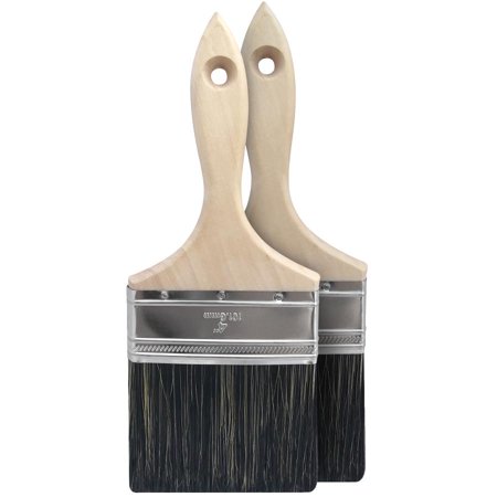 Staining and Painting Polyester Flat Brushes - 4"/100 mm, 2 Pack | Walmart Canada