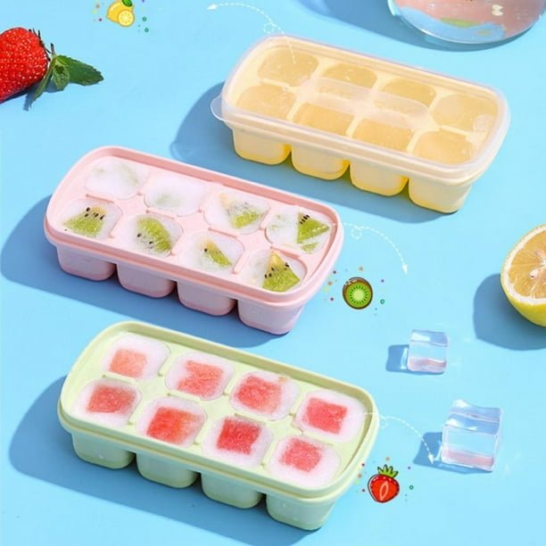 Ice Cube Trays - Mini Ice Cube Trays with Easy-Release Silicone Bottom ... Ice Cube Trays - Mini Ice Cube Trays with Easy-Release Silicone Bottom ...