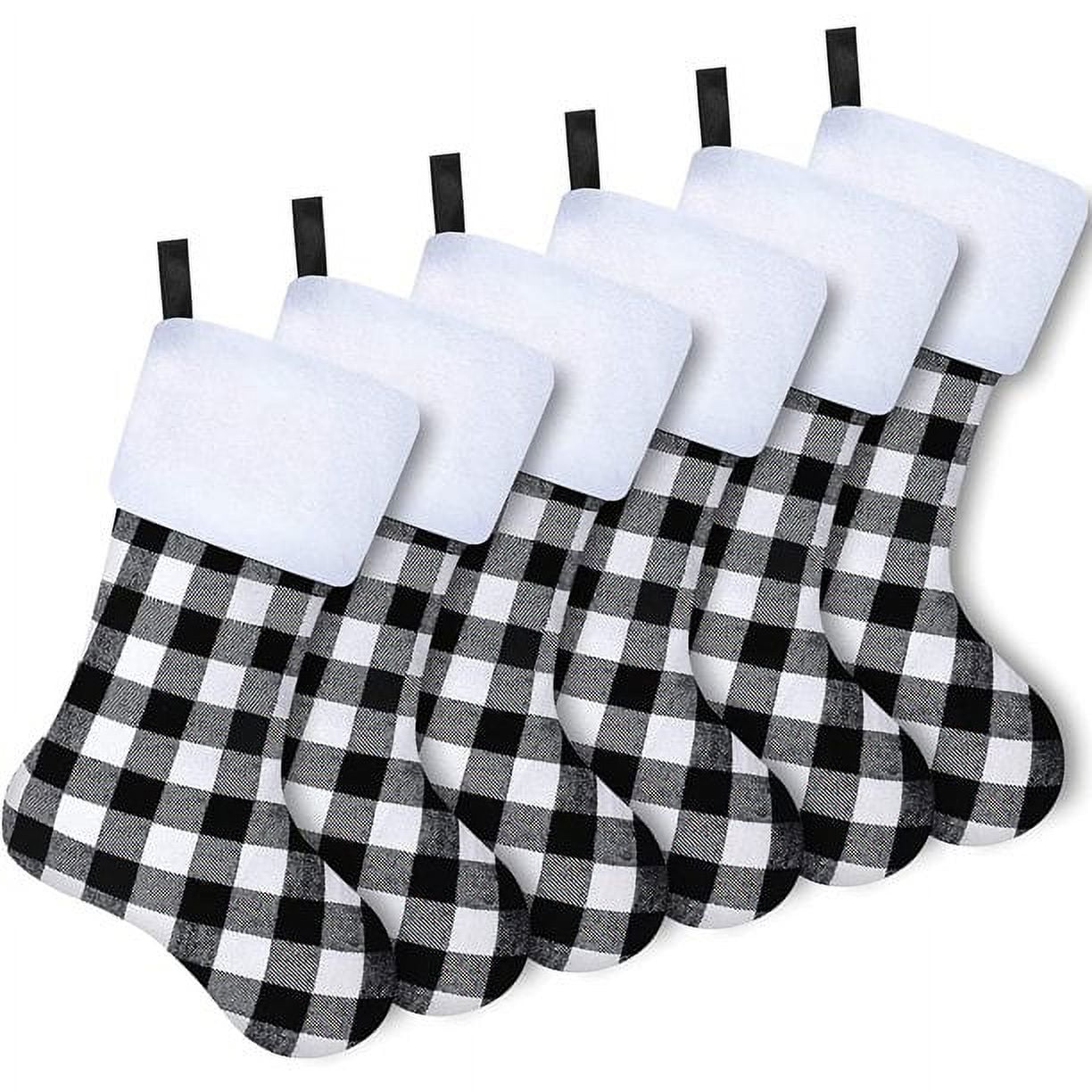 Click here for Generic Christmas Stockings-6 Pack Black And White... prices