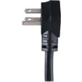 GE Pro 6 Outlet Surge Protector, 2 ft Extension Cord, Black - 45170 ...