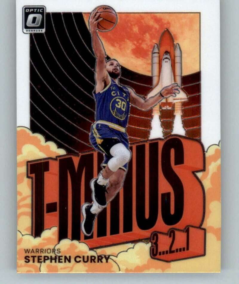 2021-22 Donruss Optic T-Minus 3-2-1 #12 Stephen Curry Golden State ...
