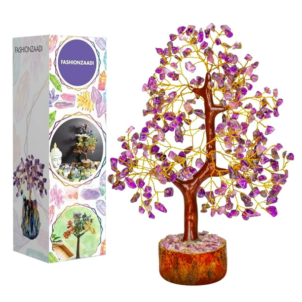 Amethyst Crystal Tree for Office Decoration Feng Shui Gift 10-12 inch ...