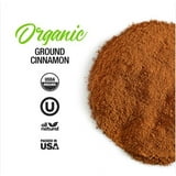 2 X Organic Certified Luxury Ground Cinnamon (48 g Glass Container ...
