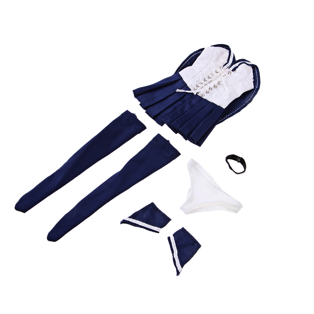 1/6 Esca 12 Pulgadas Ropa de Muñeca Femenina - Camisa de Bajo, Medias ...