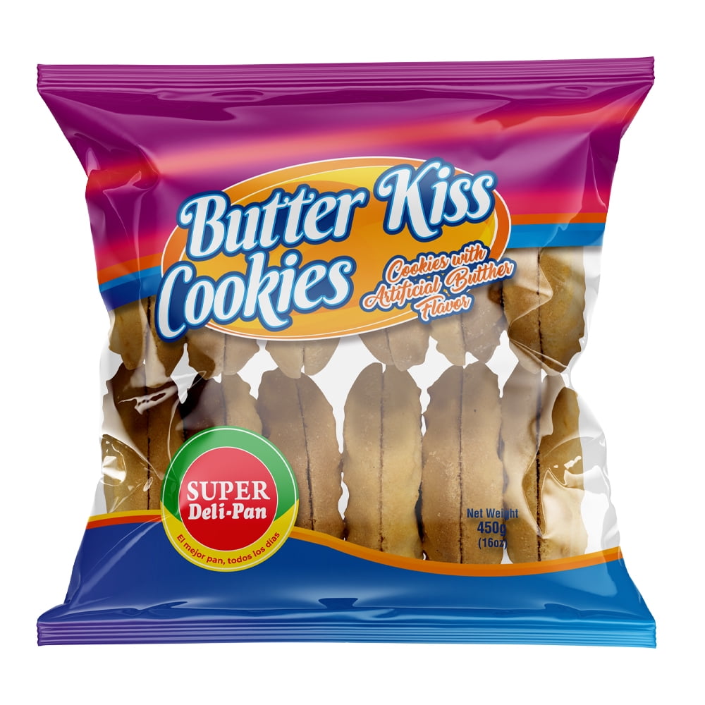 De Mi Pais Besitos de Mantequilla 450g / Butter Kiss Cookies 15.9oz 12 ...